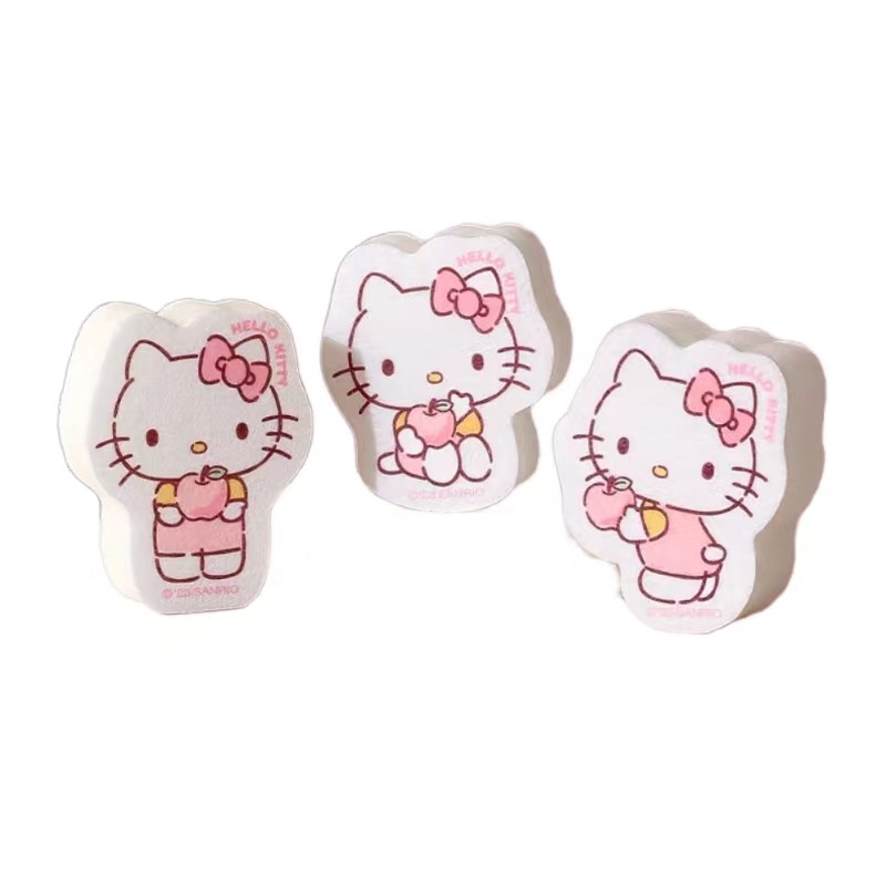 Get Sanrio Cleaning Sponge Scouring Pad Clean Wash The Dishes-Hello ...