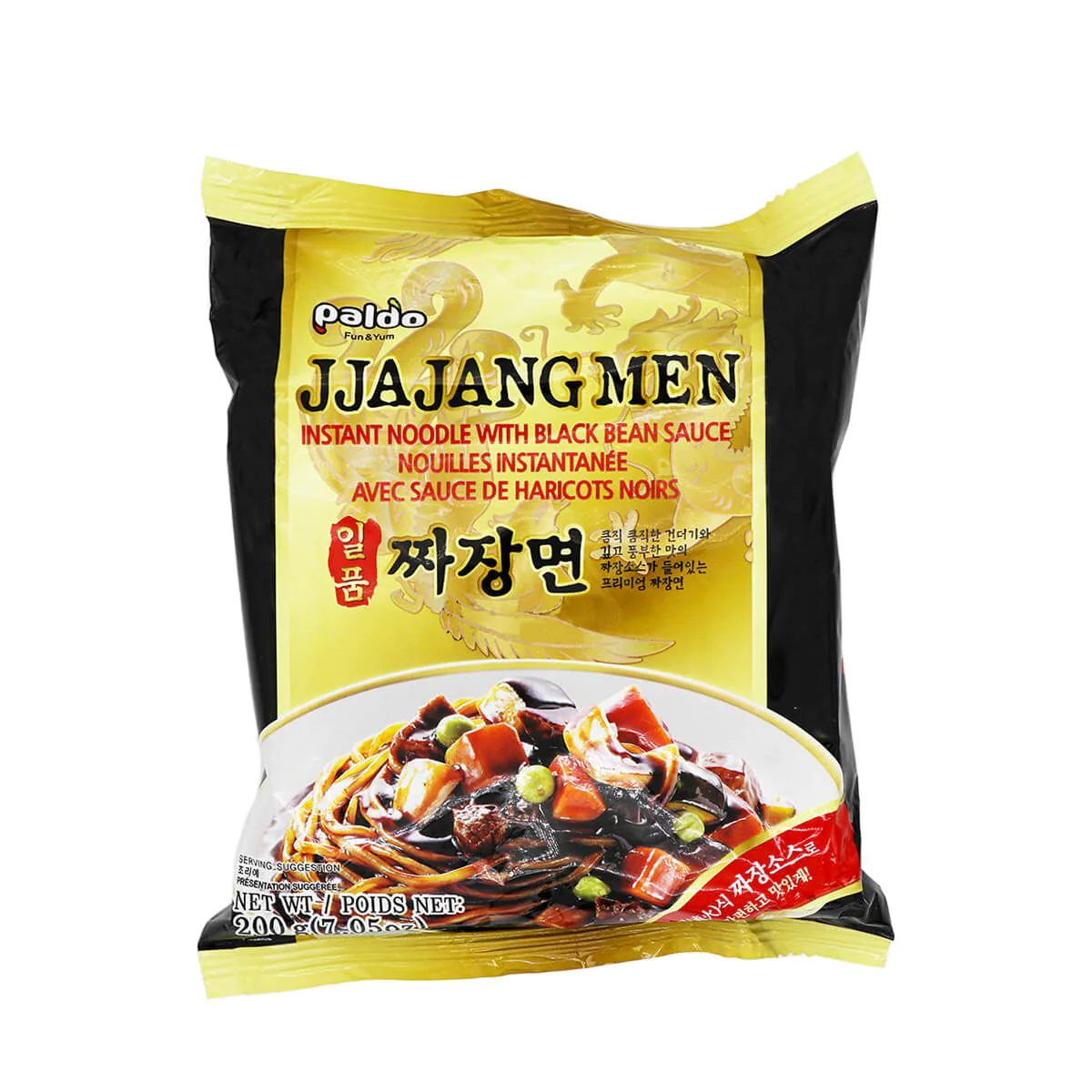 Get Paldo Jjajangmen Instant Noodle with Black Bean Sauce 1 count Delivered | Weee! Asian Market