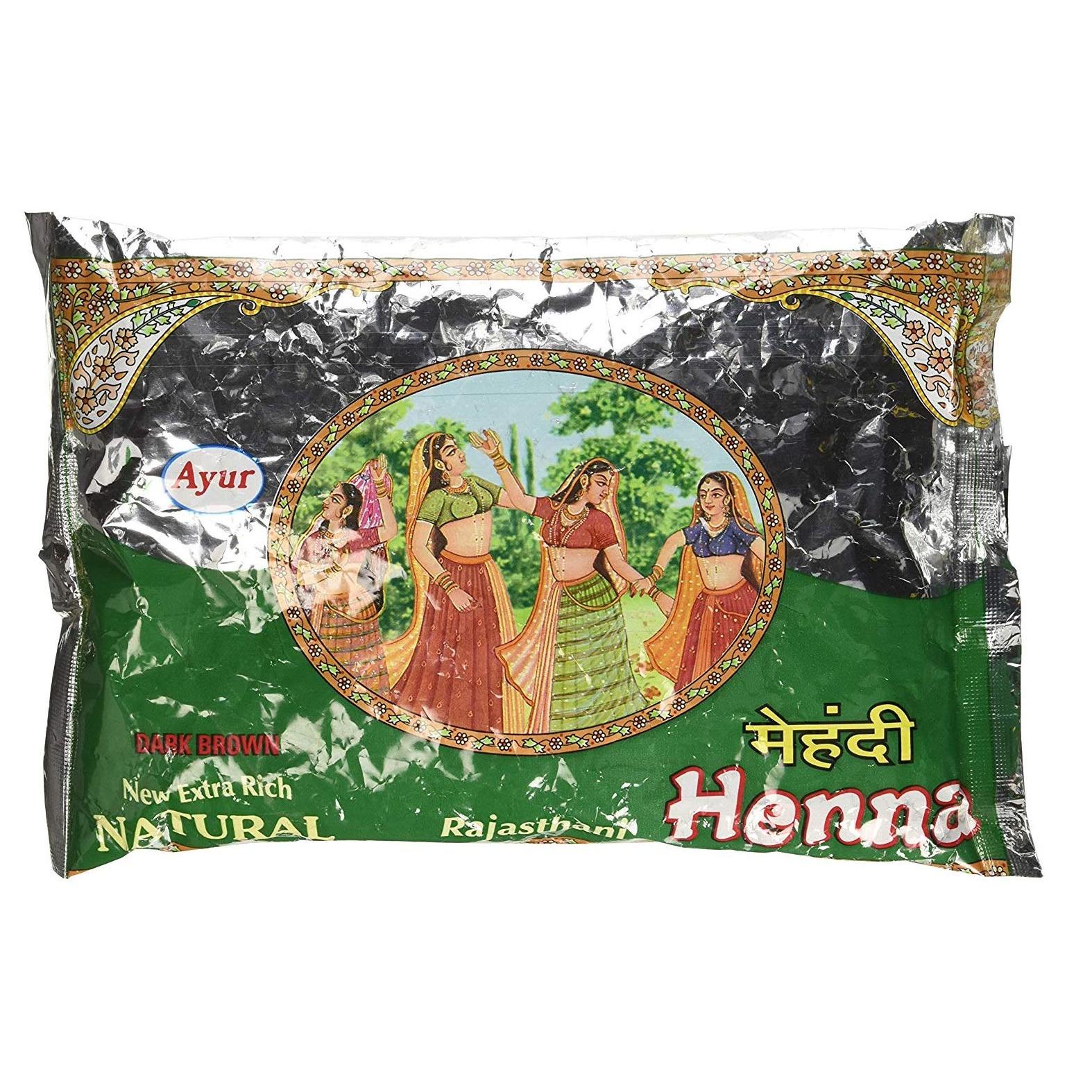 Get Ayur Rajasthani Henna Mehandi Powder Natural Hena 100 g Delivered ...
