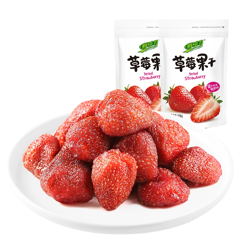 Get Dried strawberry snack 108g*1 bag Delivered | Weee! Asian Market