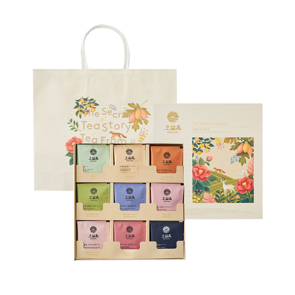 Get Osulloc Secret Tea Story 9 x 3p + Shopping bag Delivered | Weee ...