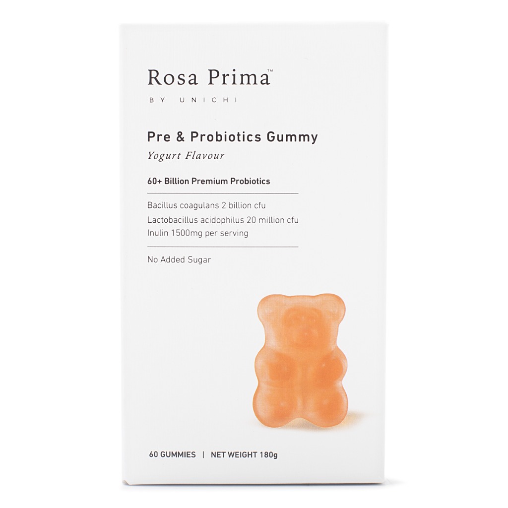 Get Unichi Rosa Prima Pre & Probiotics Gummy 60ct Delivered | Weee ...