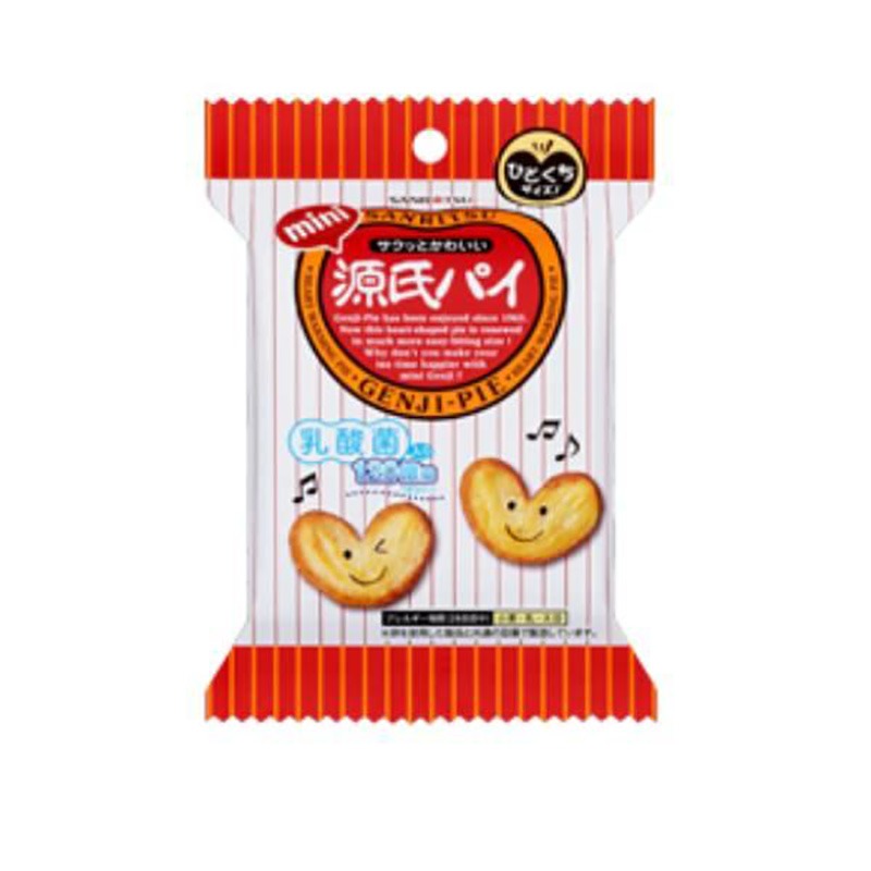 SANRITSU 迷你源氏蝴蝶酥爱心小饼干 38g - Weee!