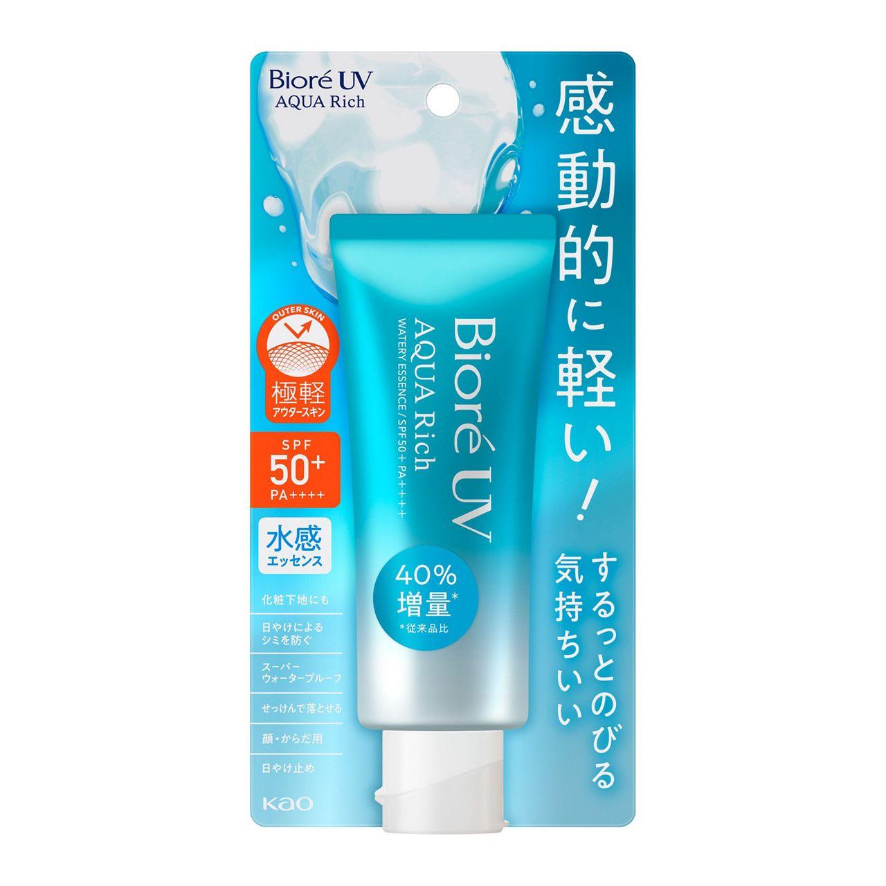 Biore UV Aqua Rich Watery Essence SPF 50+ PA++++ - Weee!