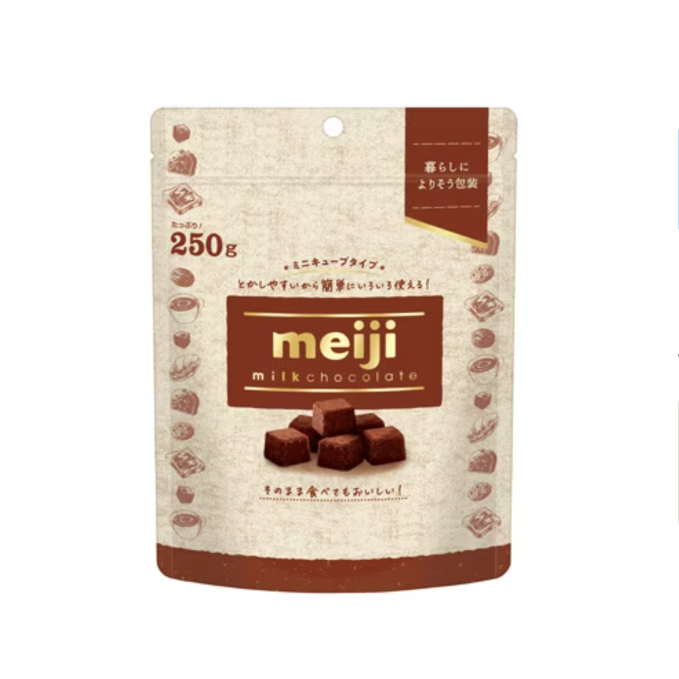 Get Meiji Milk Chocolate Mini Cube 250g Delivered | Weee! Asian Market