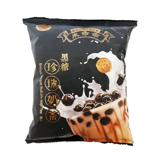 Get Kuaikuai Brown Sugar Bubble Tea Flavor Rice Snack Delivered | Weee ...