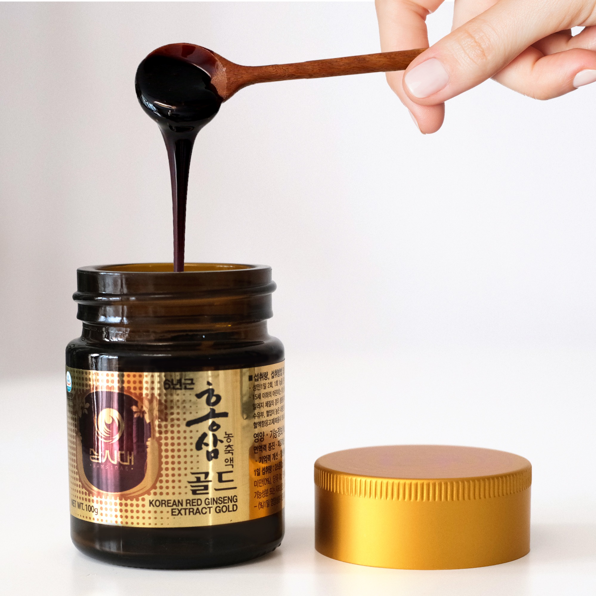 Get Korean Red Ginseng Extract Gold 100g, Pure 100% Concentrate of 6 ...