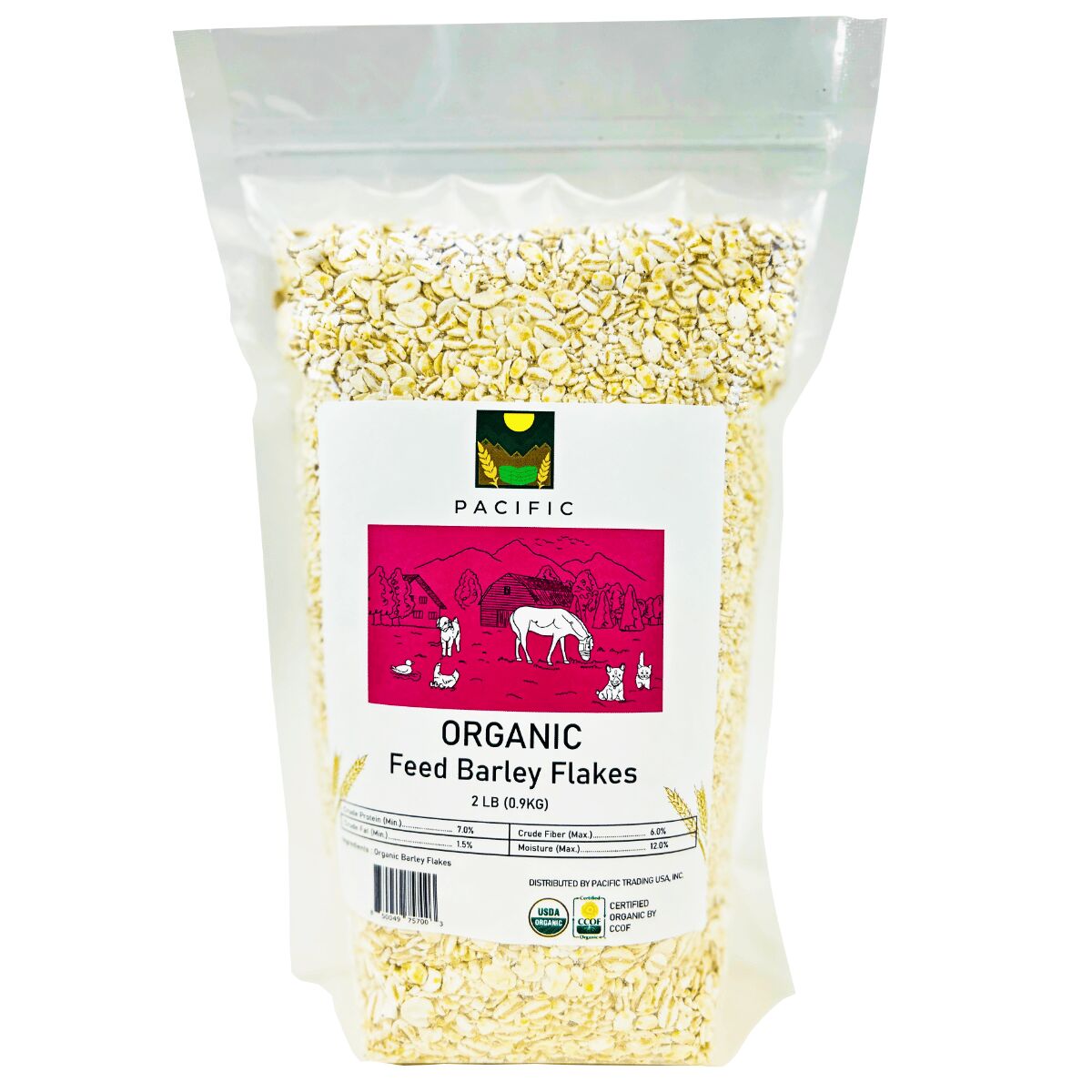Get PACIFIC Pet Food Organic Barley Flakes (2lb Pack) Delivered | Weee ...