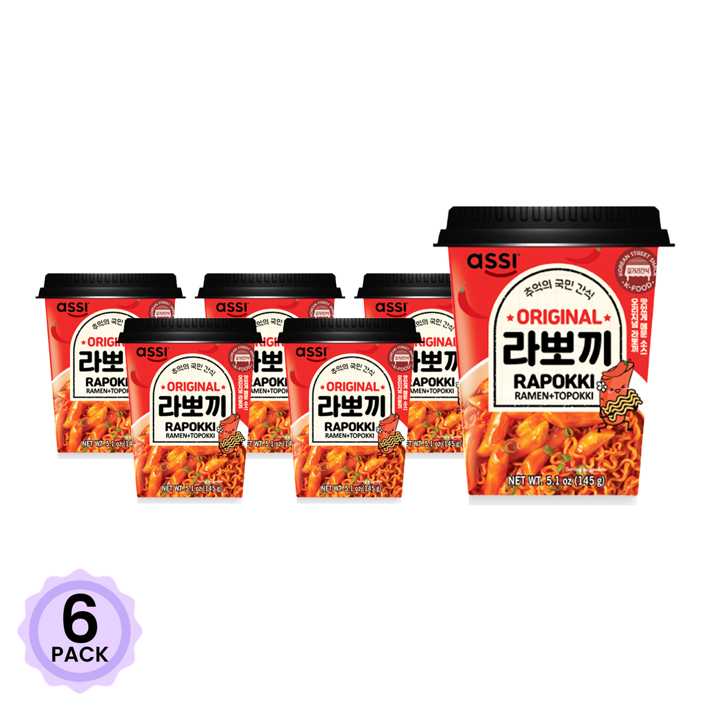 Get ASSI Spicy & Sweet Rapokki (Ramen + Topokki) 5.11 oz*6 pack ...