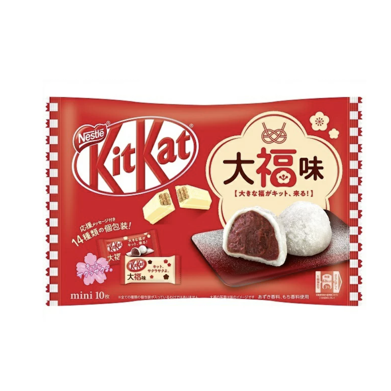 NESTLE JAPAN KIT KAT Red Bean Mochi Daifuku Wafer 10 pcs - Weee!