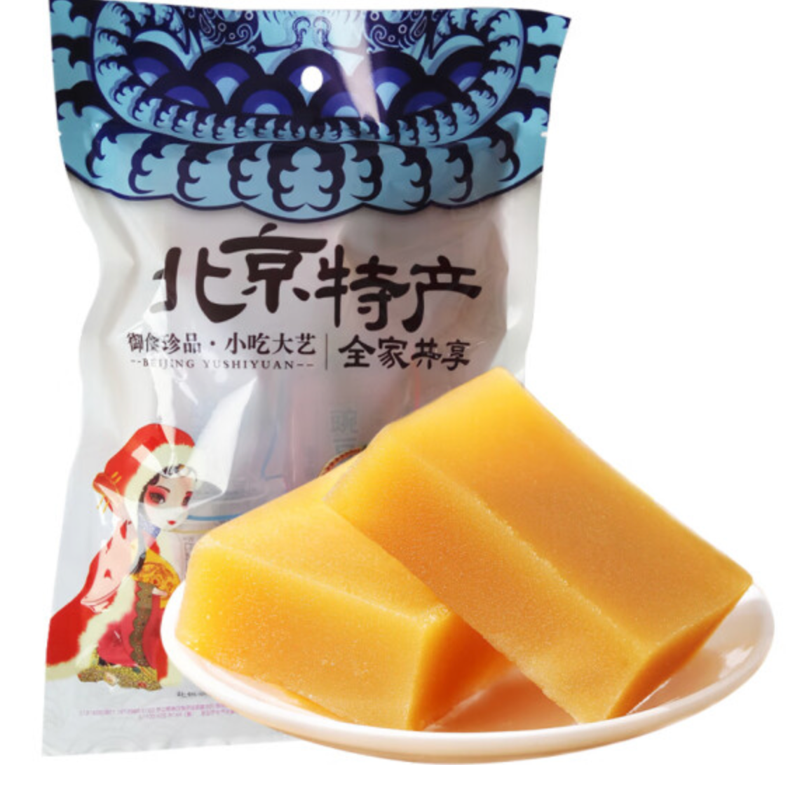 Get Yushiyuan Beijing specialty Pea puree cake breakfast Dim sum snack ...
