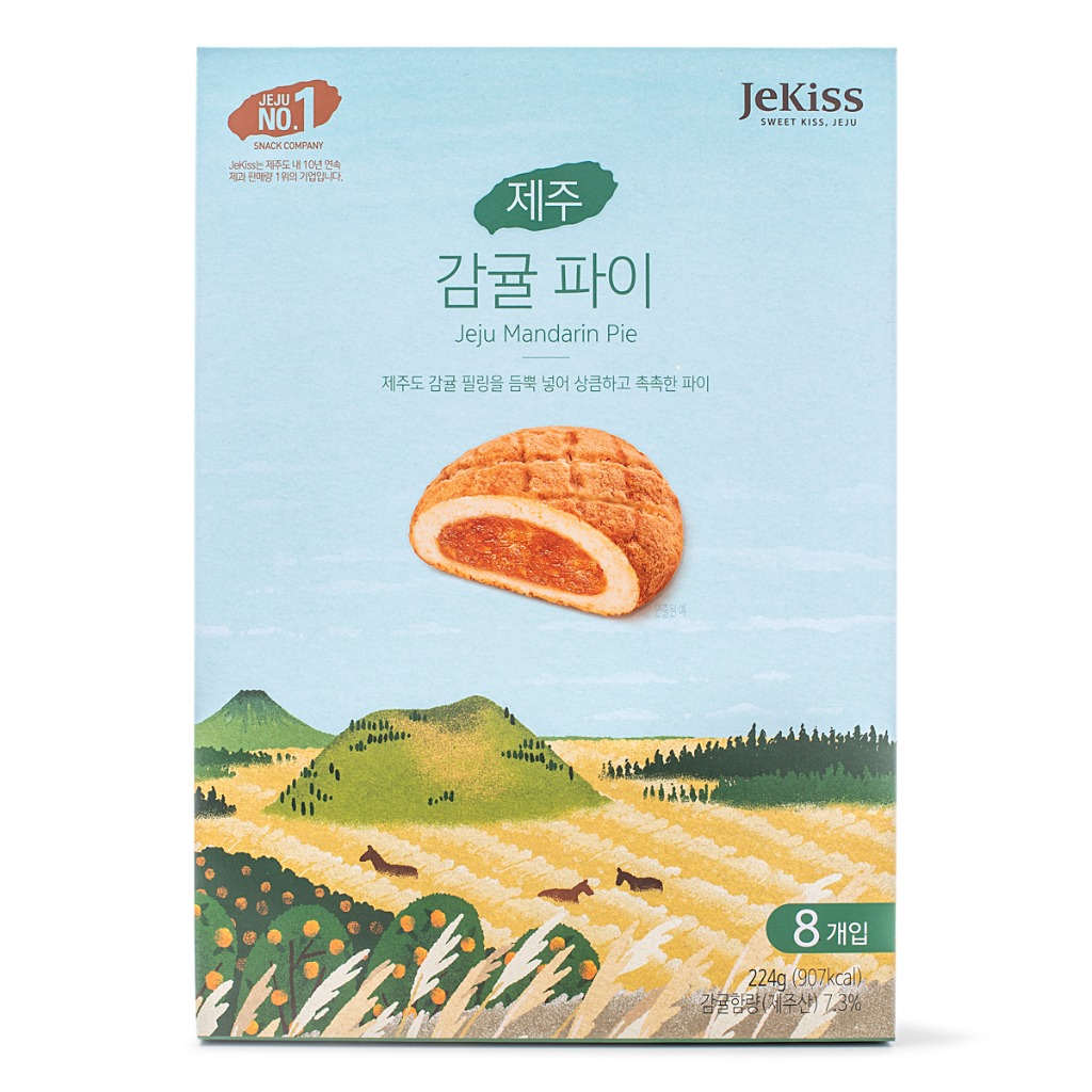 Get JeKiss Jeju Mandarin Pie 8ct Delivered | Weee! Asian Market