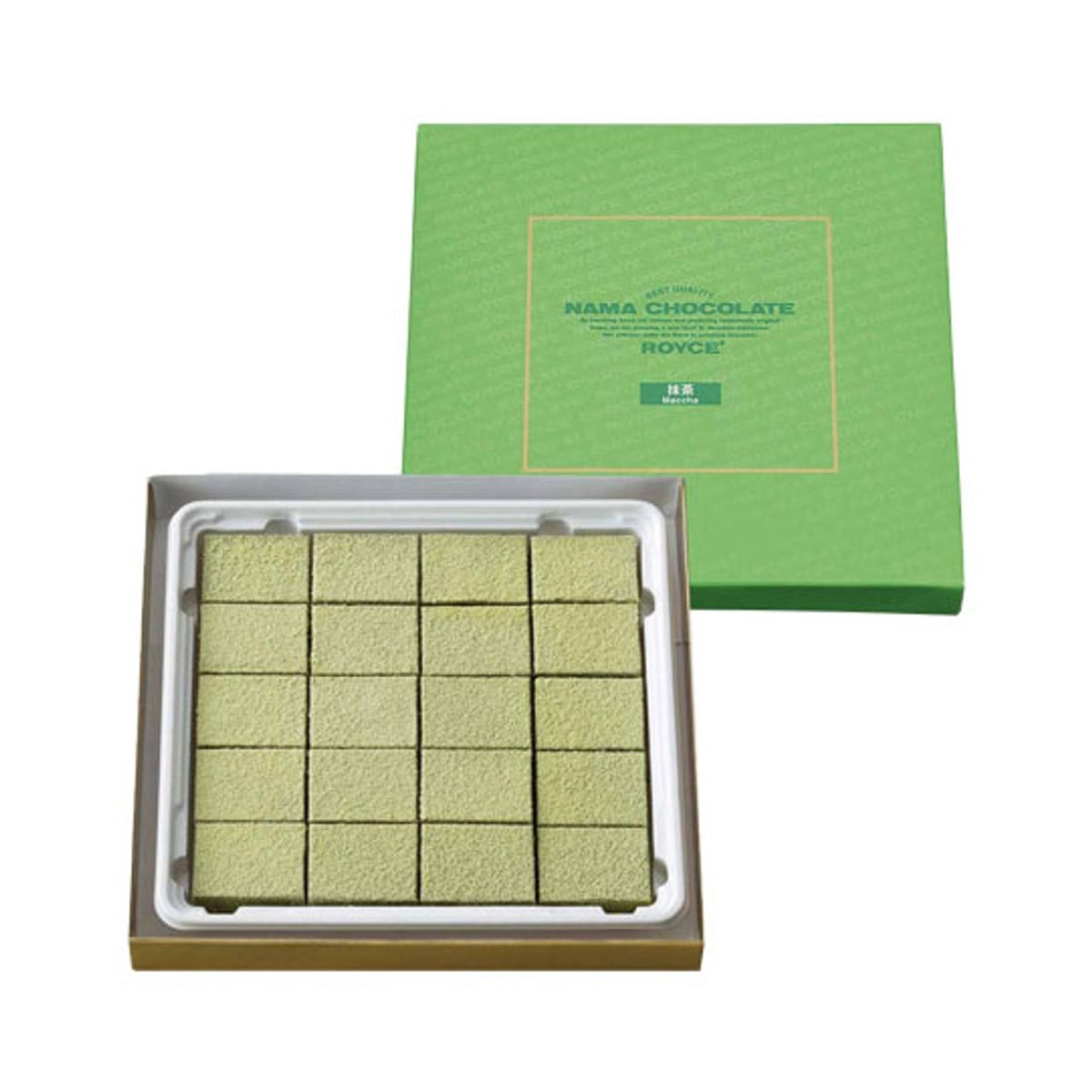 Get HOKKAIDO ROYCE Nama Chocolate Matcha Flavor 20pcs Delivered | Weee ...