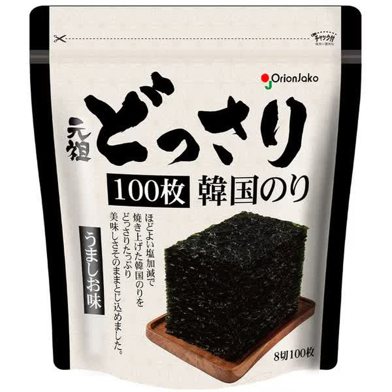 Get Orion Jaco Korean Seaweed Umami Salt 100 Sheets Delivered | Weee ...