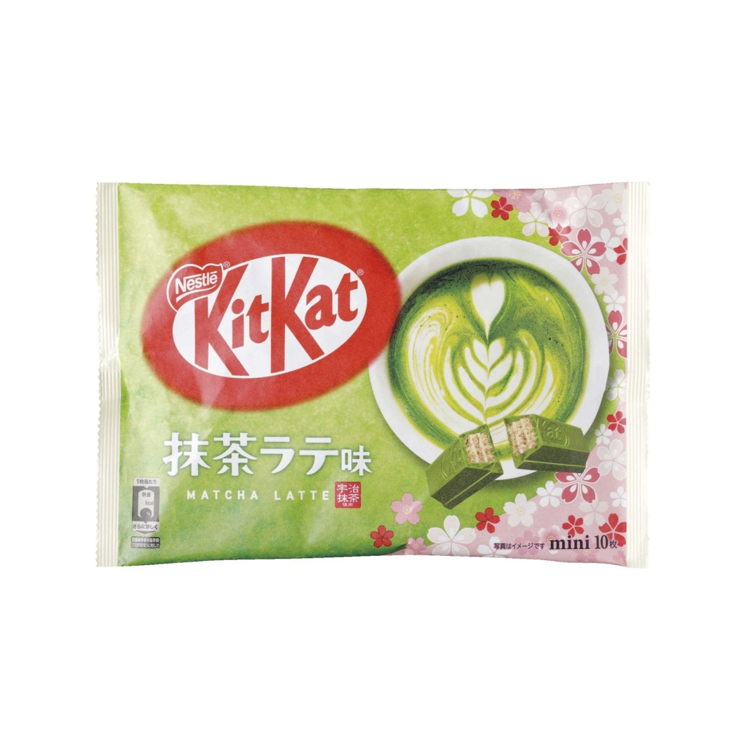 Nestle Japan KitKat Mini Matcha Latte Flavored Sakura Design Package 1 ...