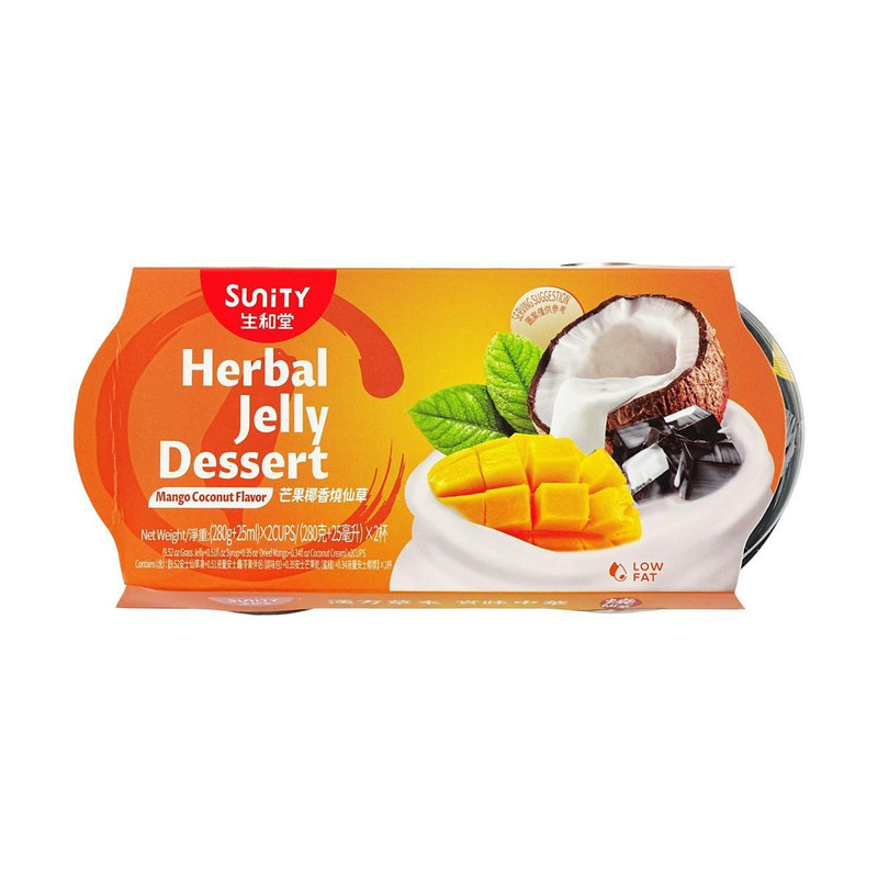 Get Sunity Herbal Jelly Mango & Coconut Milk 280g+25ml Delivered | Weee ...
