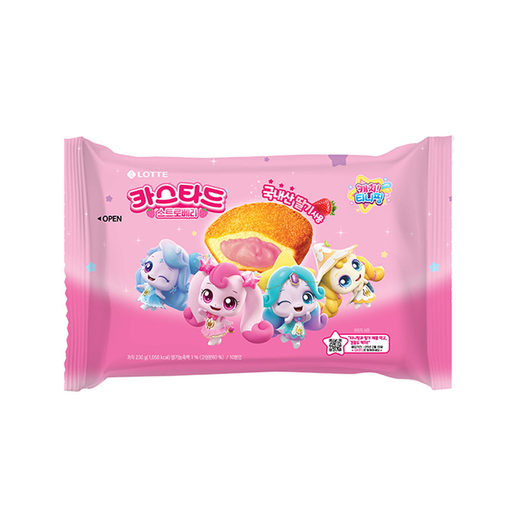 Lotte Custard Strawberry (Limited Edition) 230g - Weee!