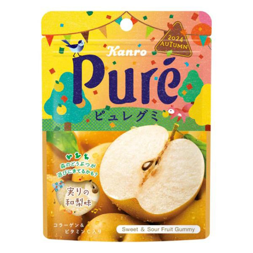 【日本直邮】kanro pure 软糖 日本梨口味 52g - Weee!