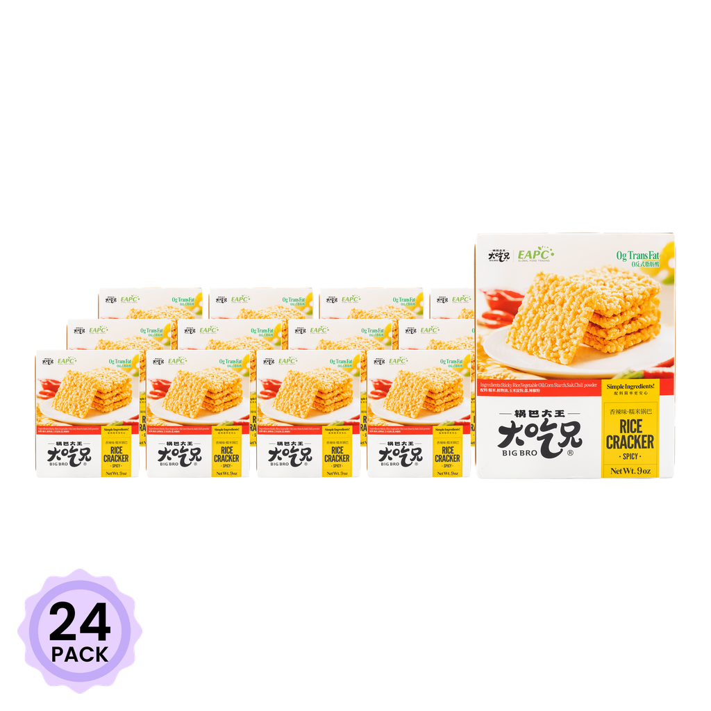 Get Big Bro Sticky Rice Cracker Spicy Flavor 260 g*24 pack Delivered ...