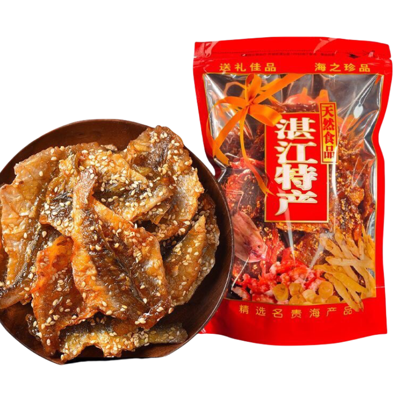 Get Zhanjiang specialty honey sauce spicy yellow croaker fillet ready ...