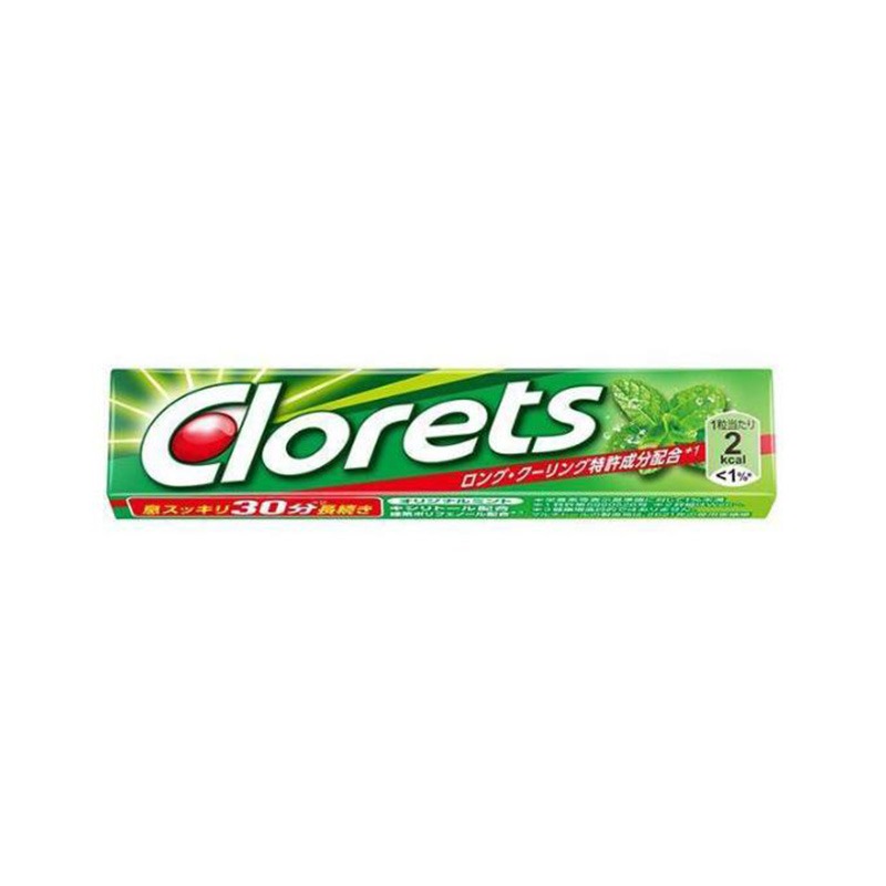 Get CLORETS chewing gum mint flavor 14 pieces Delivered | Weee! Asian ...
