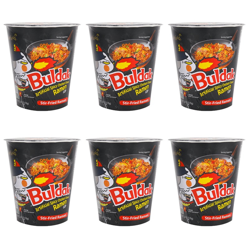 Get Samyang Buldak Ramen Spicy Chicken Flavor 6Bowl Delivered | Weee ...
