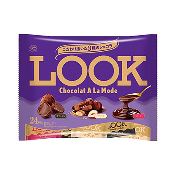 Get FUJIYA LOOK Chocolate Assorted 3 Flavors 24 Pieces Delivered | Weee ...