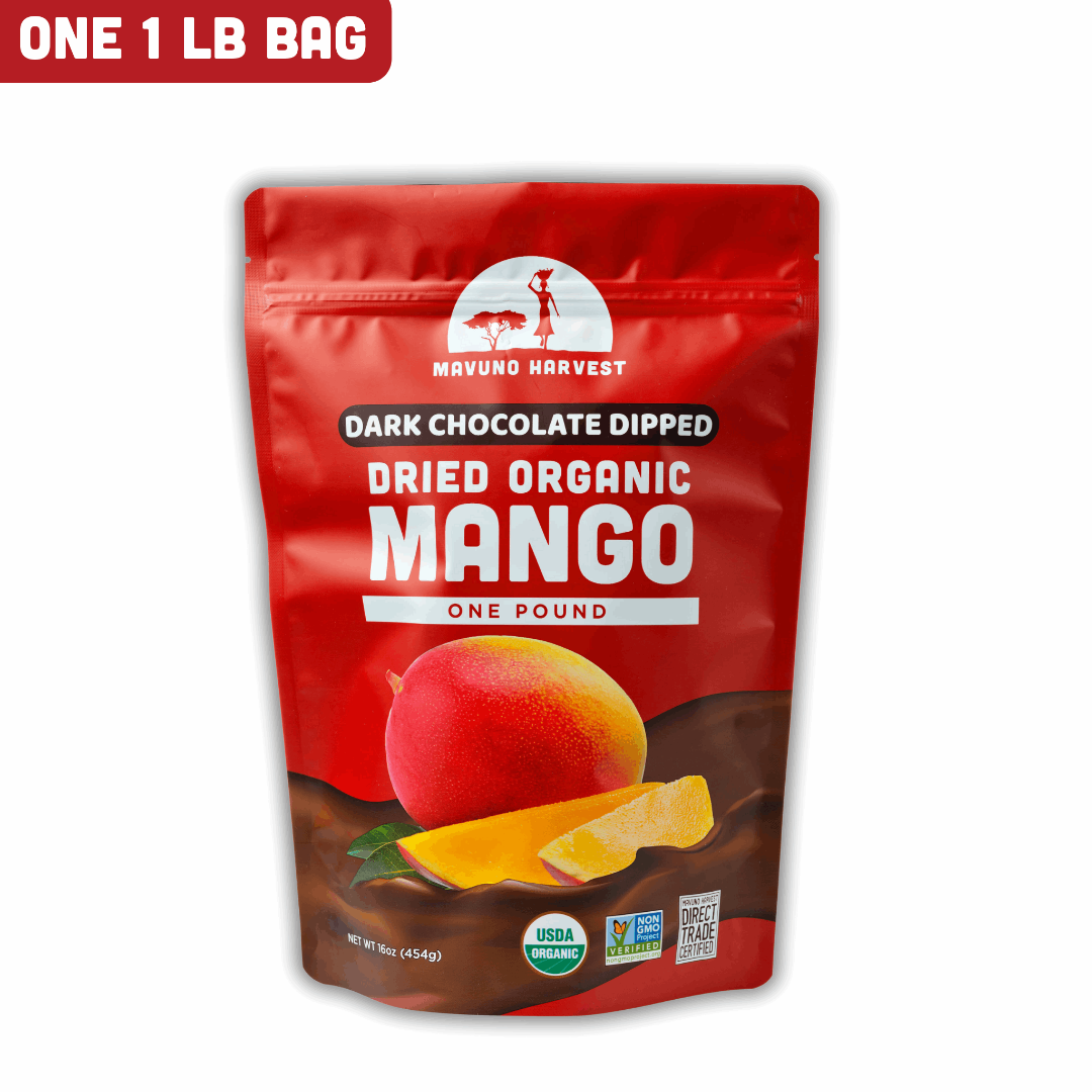 Get Organic Dried Mango Dipped in Dark Chocolate 1 lb / 1 Bag Delivered ...