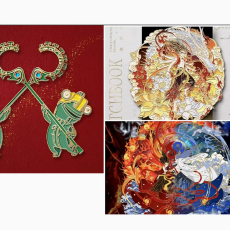 Get Boundary Beast Fridge Sticker + two Nezha badges Delivered | Weee ...