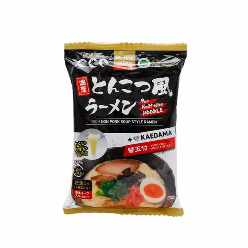 Get Tanabiki Seimen Thick Tonkotsu-style Ramen with Extra Noodles (Vegan) 290g Delivered | Weee ...