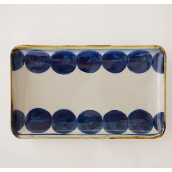 Get Japan Hasami Ware Blue Edge Series 4 Delivered | Weee! Asian Market