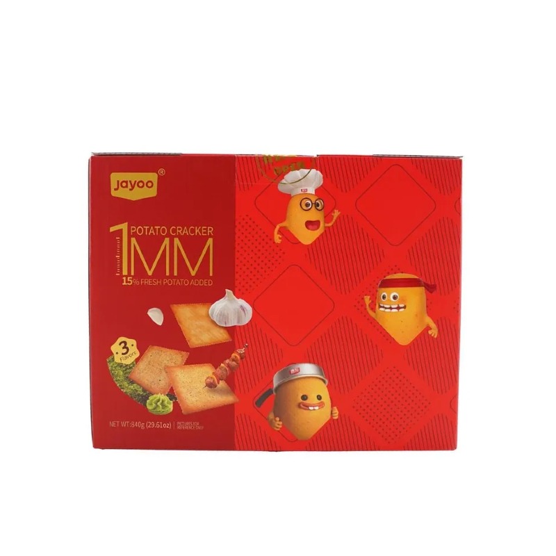 Get Jayoo 1mm Potato Crackers Assorted 840 Gift Box 840 g Delivered ...