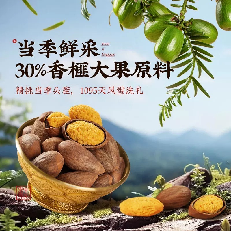 Get Shiqiu Torreya Nuts Premium Nuts 280g Delivered | Weee! Asian Market