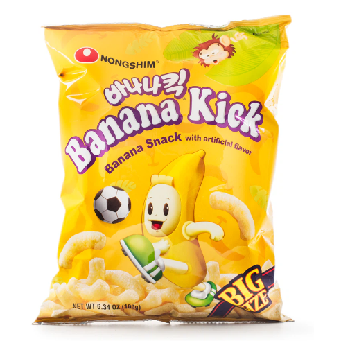 Get Nongshim Banana Flavored Snack Family Pack 45g Delivered | Weee! Asian Market
