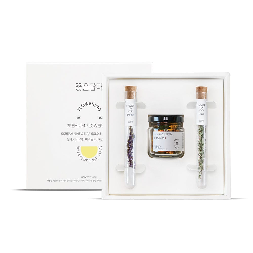 1 Mini Flower Tea & 2 Flower Tea Stick Gift Set - Weee!