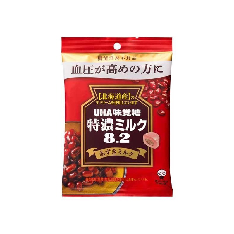 Get UHA Mikakuto Extra Concentrated Milk 8.2 Series Red Bean 93g 1 Bag Delivered | Weee! Asian ...
