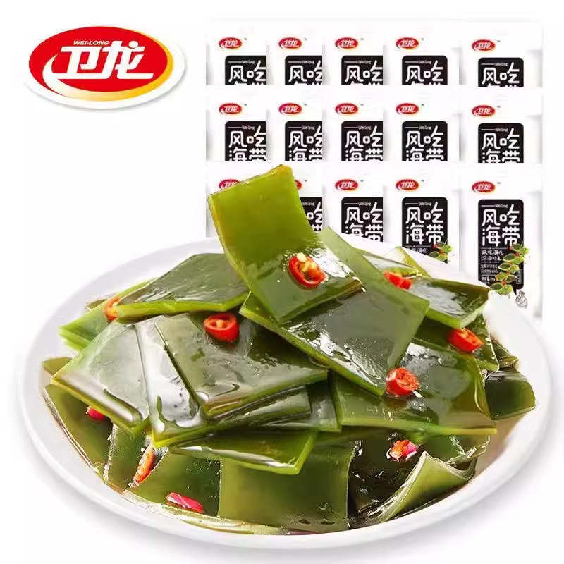 Get Wei Longfeng eats kelp spicy flavor 15g *1 pack Delivered | Weee! Asian Market