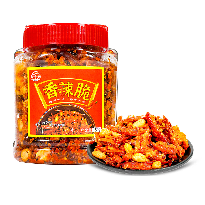 Get Guizhou Food Jin Spicy Crispy Chili Crispy Guizhou Specialty Snacks Dry Chewing Mixed Rice ...