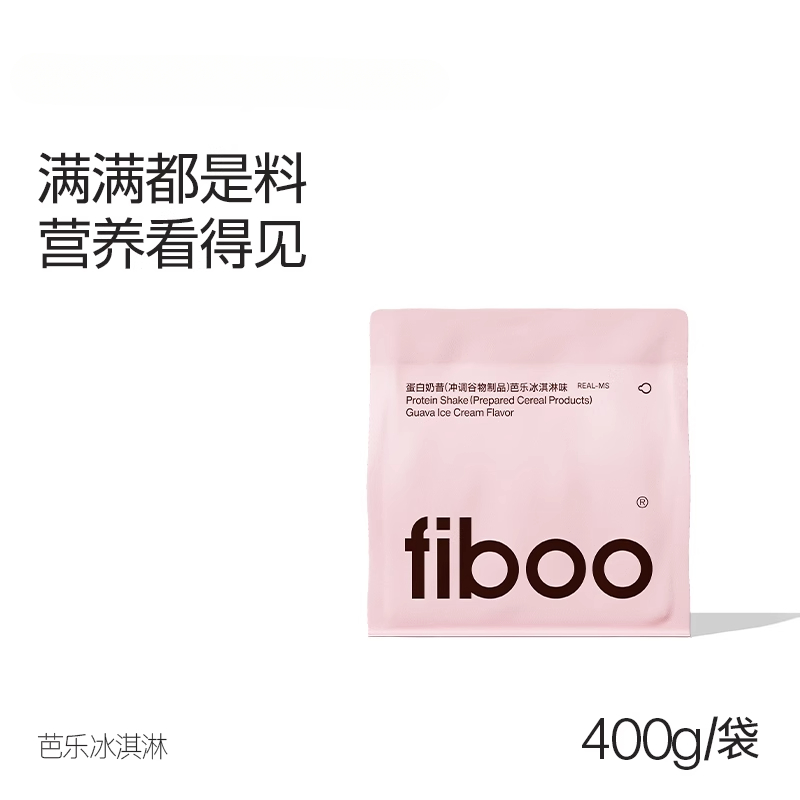 fiboo芭樂冰淇淋奶昔粉400g*1袋 - Weee!