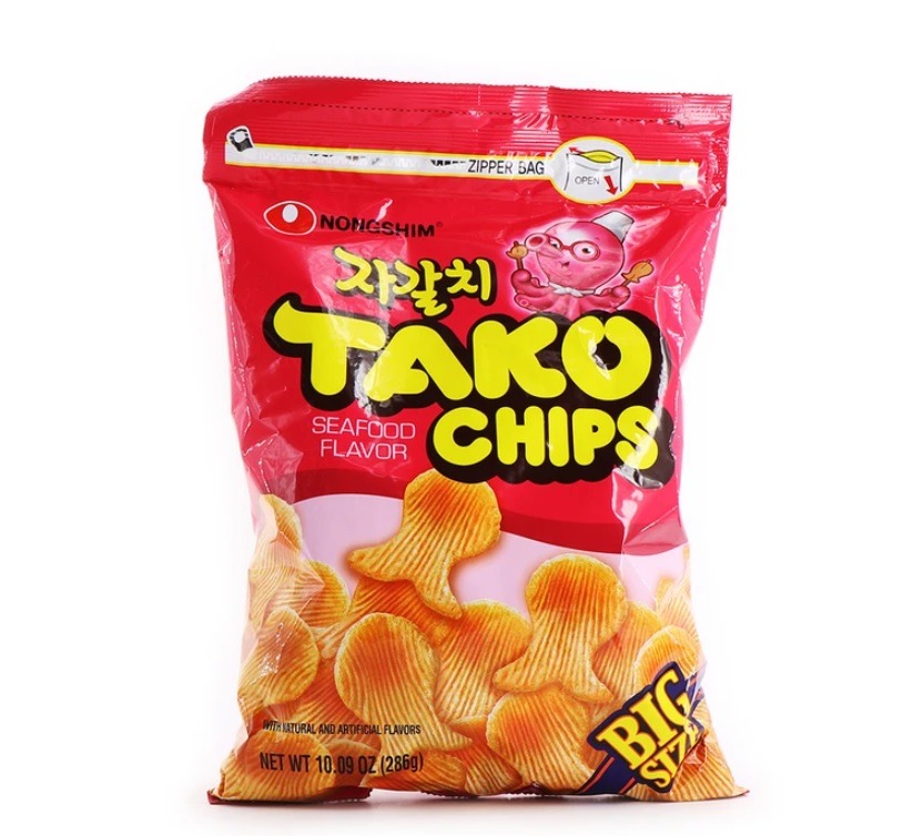 Get Nongshim Tako Chips, Seafood Flavor Jumbo Size Delivered | Weee ...