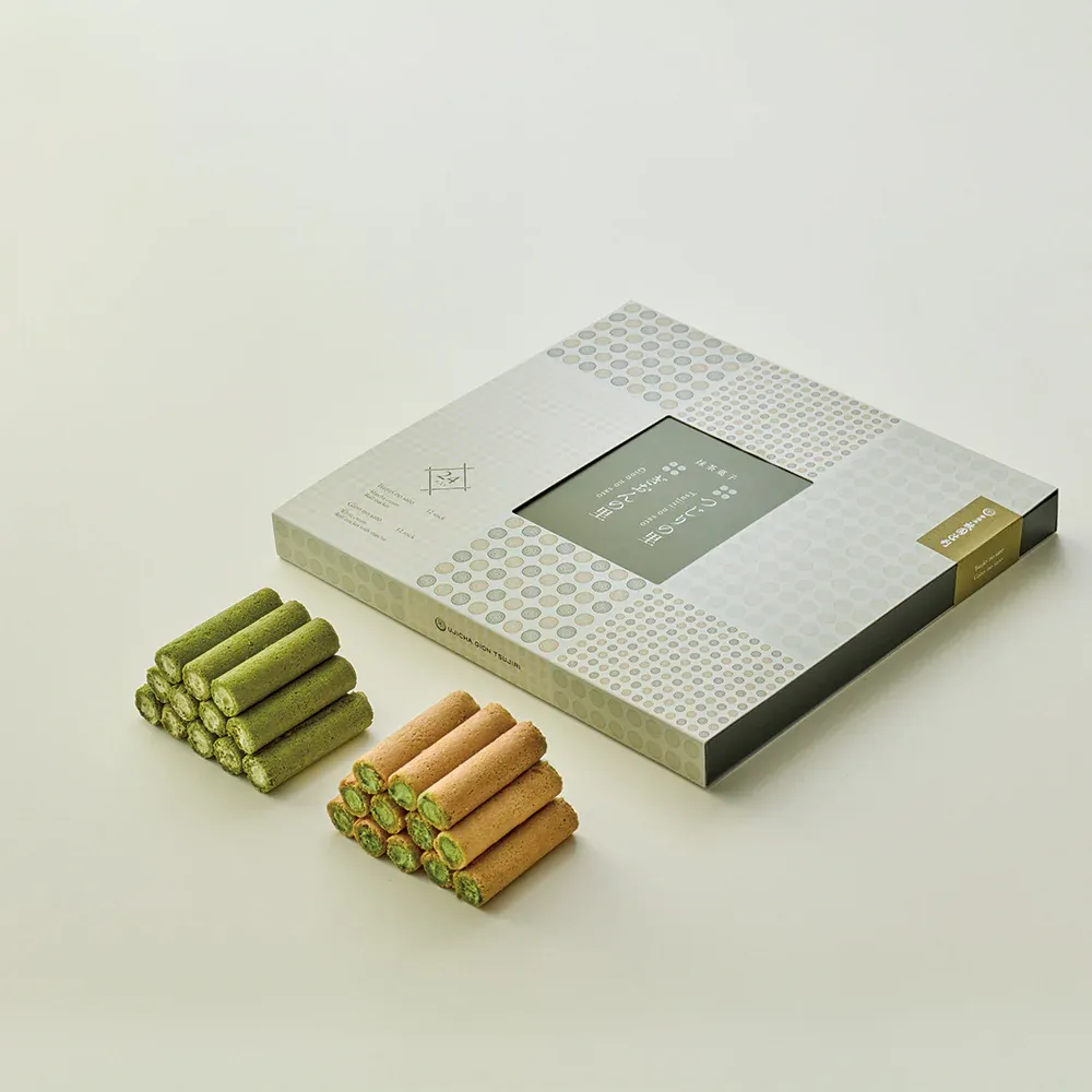 Gion Tsujiri Matcha Cream Egg Rolls 24pcs - Weee!