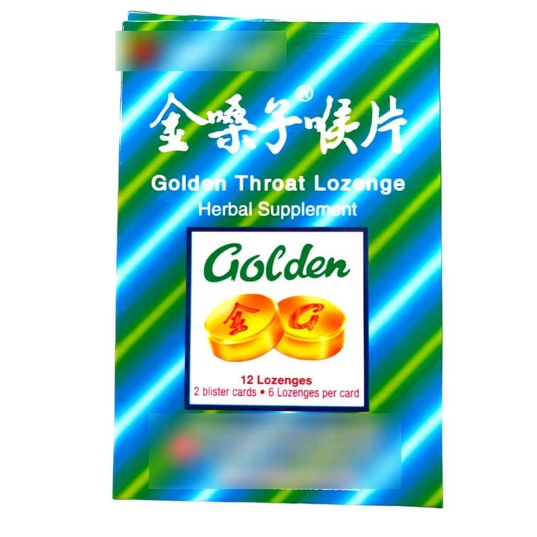 Get Golden Throat Lozenge 12 pills Delivered | Weee! Asian Market