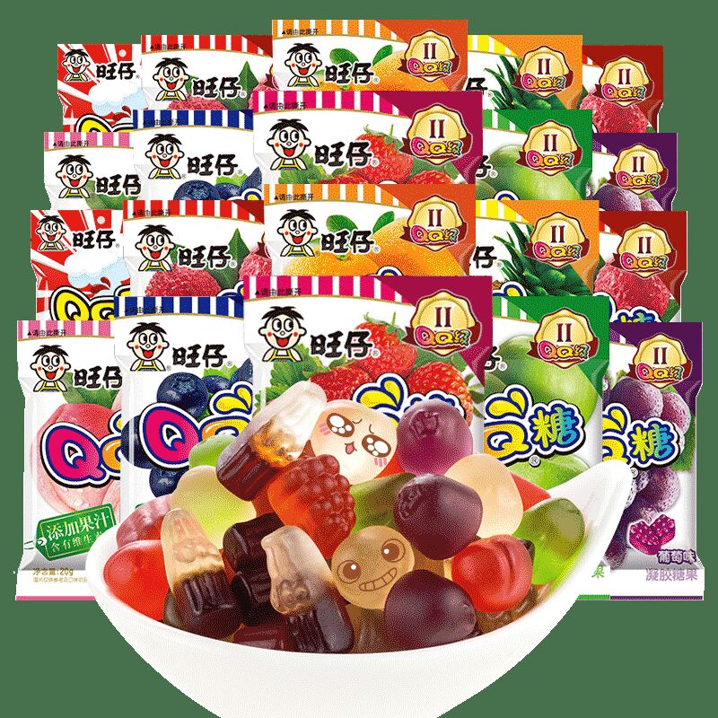 Get Wangzai QQ Gummies(Strawberry)Fruit Juice Candy 20 g Delivered | Weee! Asian Market
