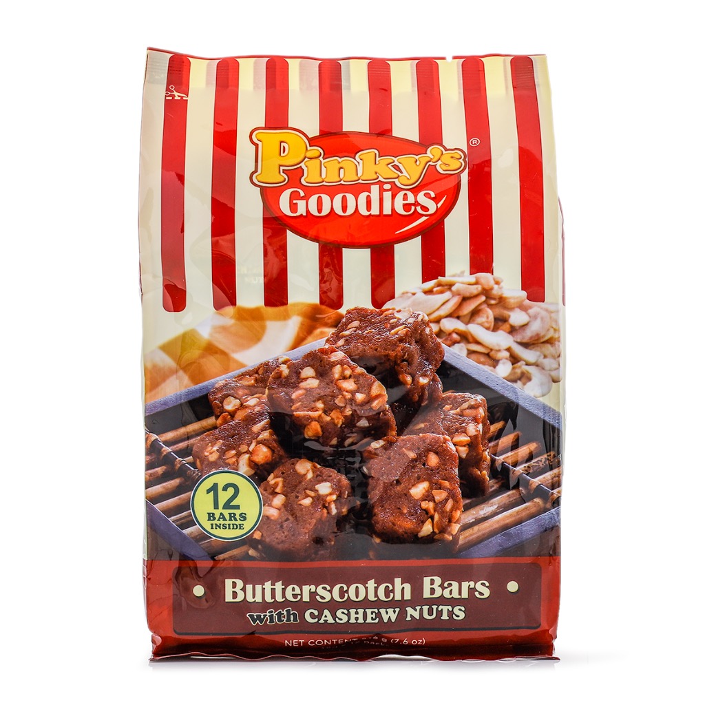 Get Pinky's Goodies Butterscotch Bars with Cashew Nuts Delivered | Weee ...