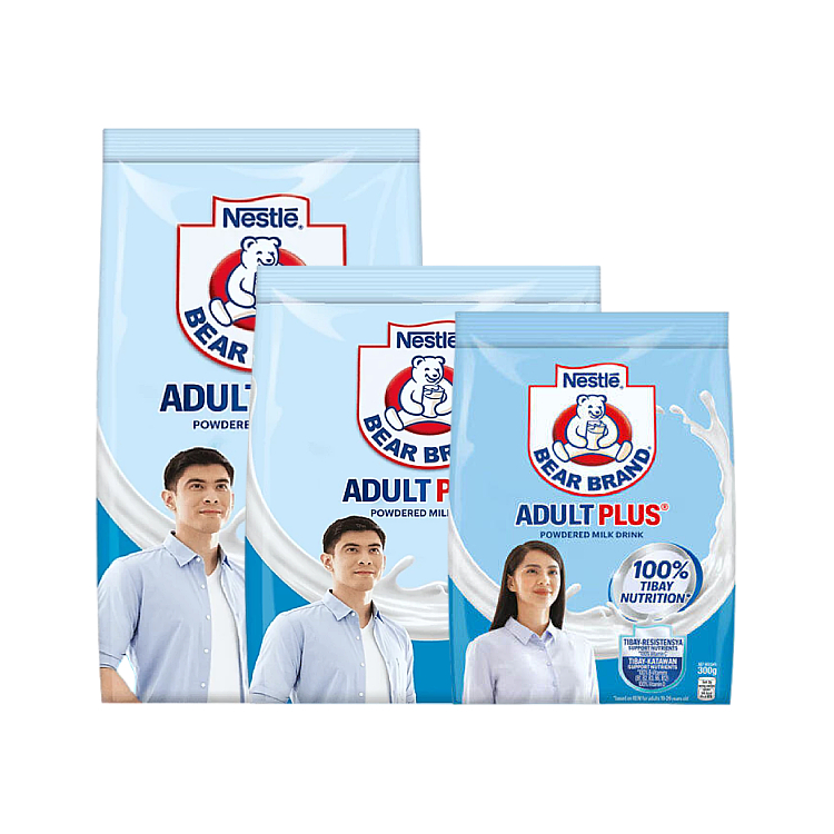 Get Bear Brand Adult Plus Powdered Milk 300g Delivered | Weee! Asian Market