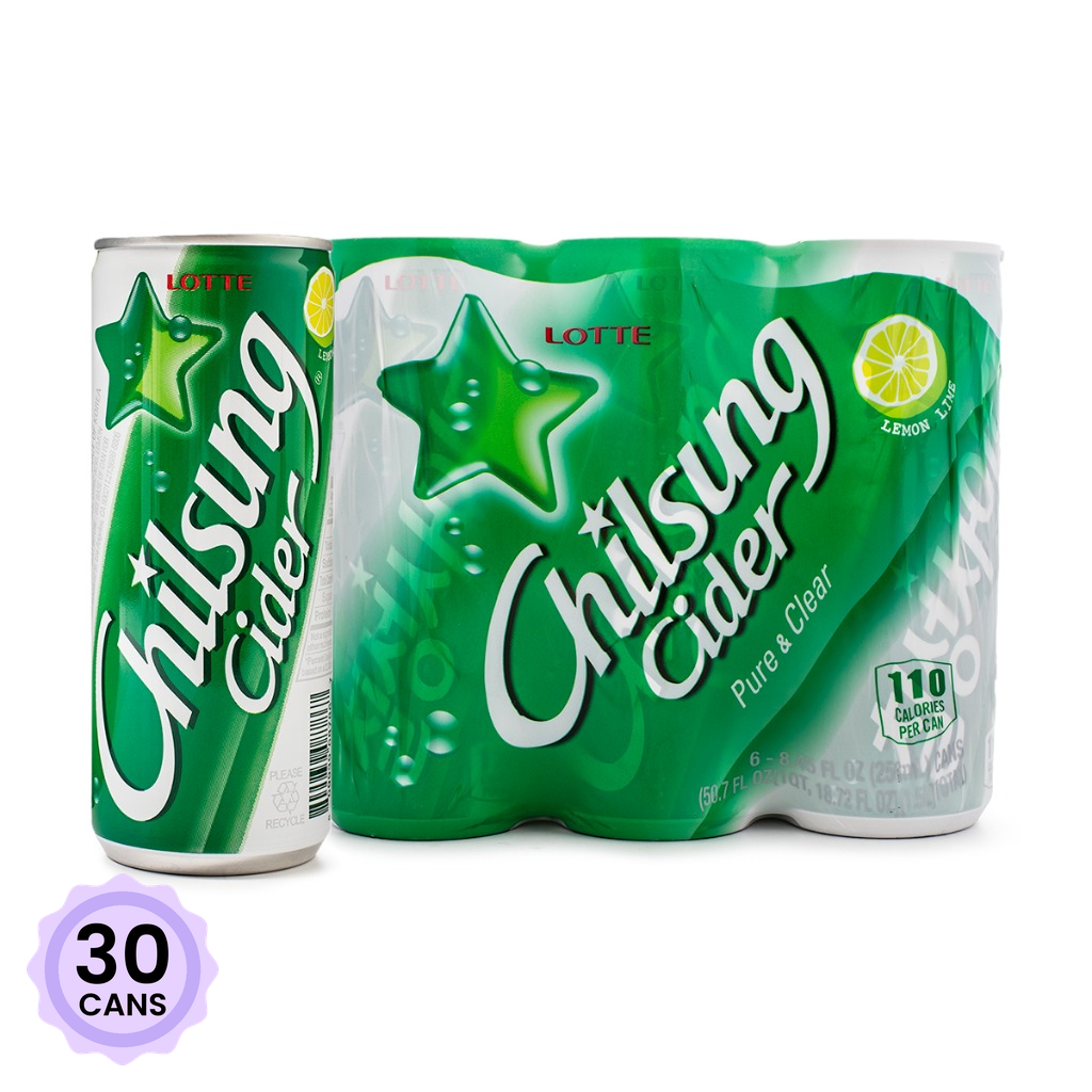 Get Lotte Chilsung Cider Lemon Lime Soda 8.45 fl.oz*30 cans Delivered ...