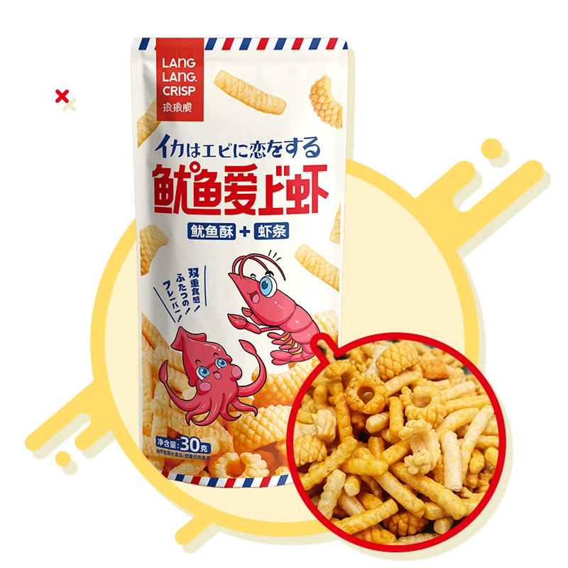 Get Langlang Crispy Squid Fall in Love with Shrimp Shrimp Crackers ...