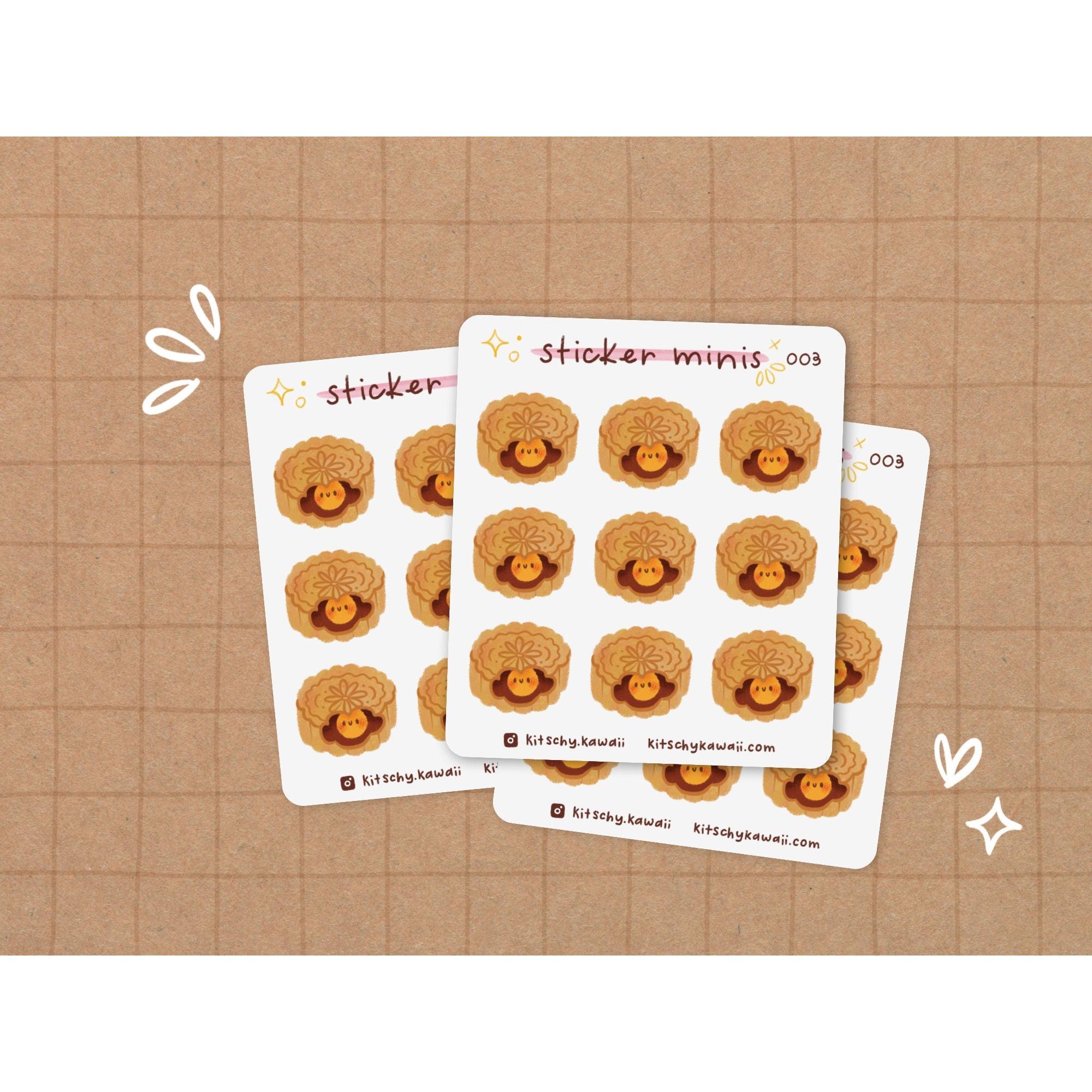 Mooncake Sticker Sheet - Weee!