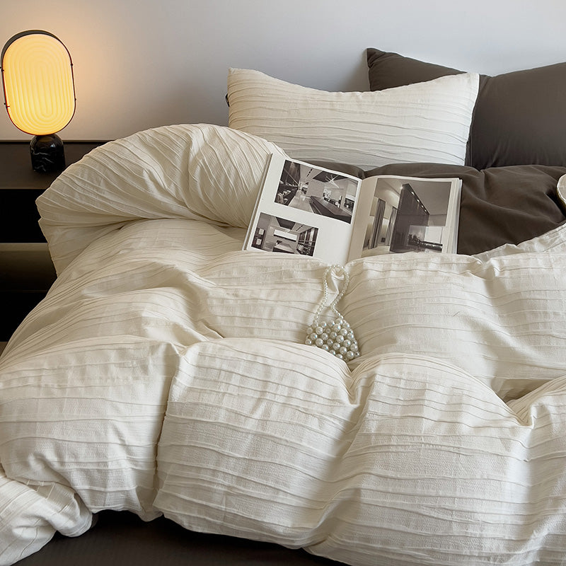 Get Echo Texture Bedding Set White-Queen 2000 g Delivered | Weee! Asian ...