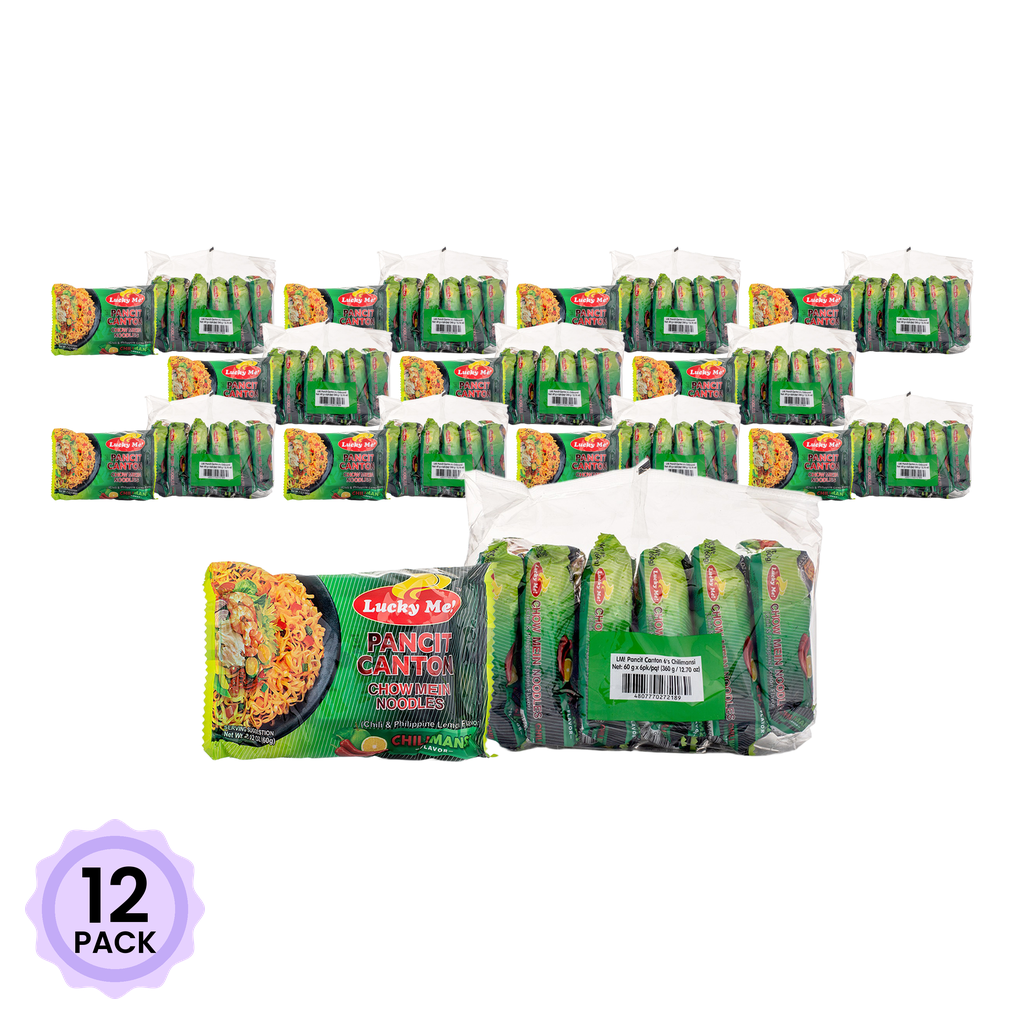 Get Lucky Me Pancit Canton, Chilimansi, 60g*6 360 g*12 pack Delivered ...